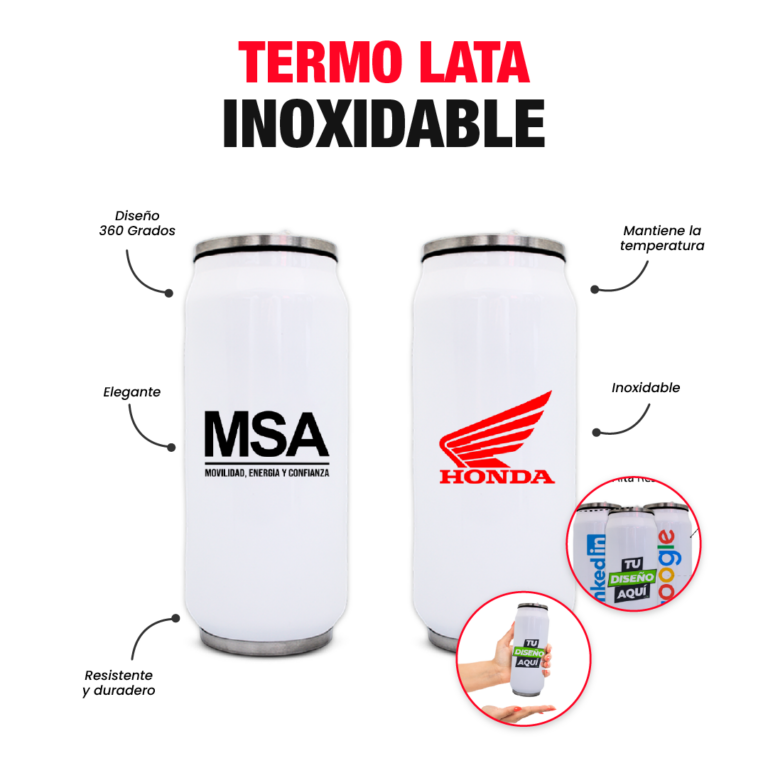 Termo Lata Inoxidable - Ecovasos Perú