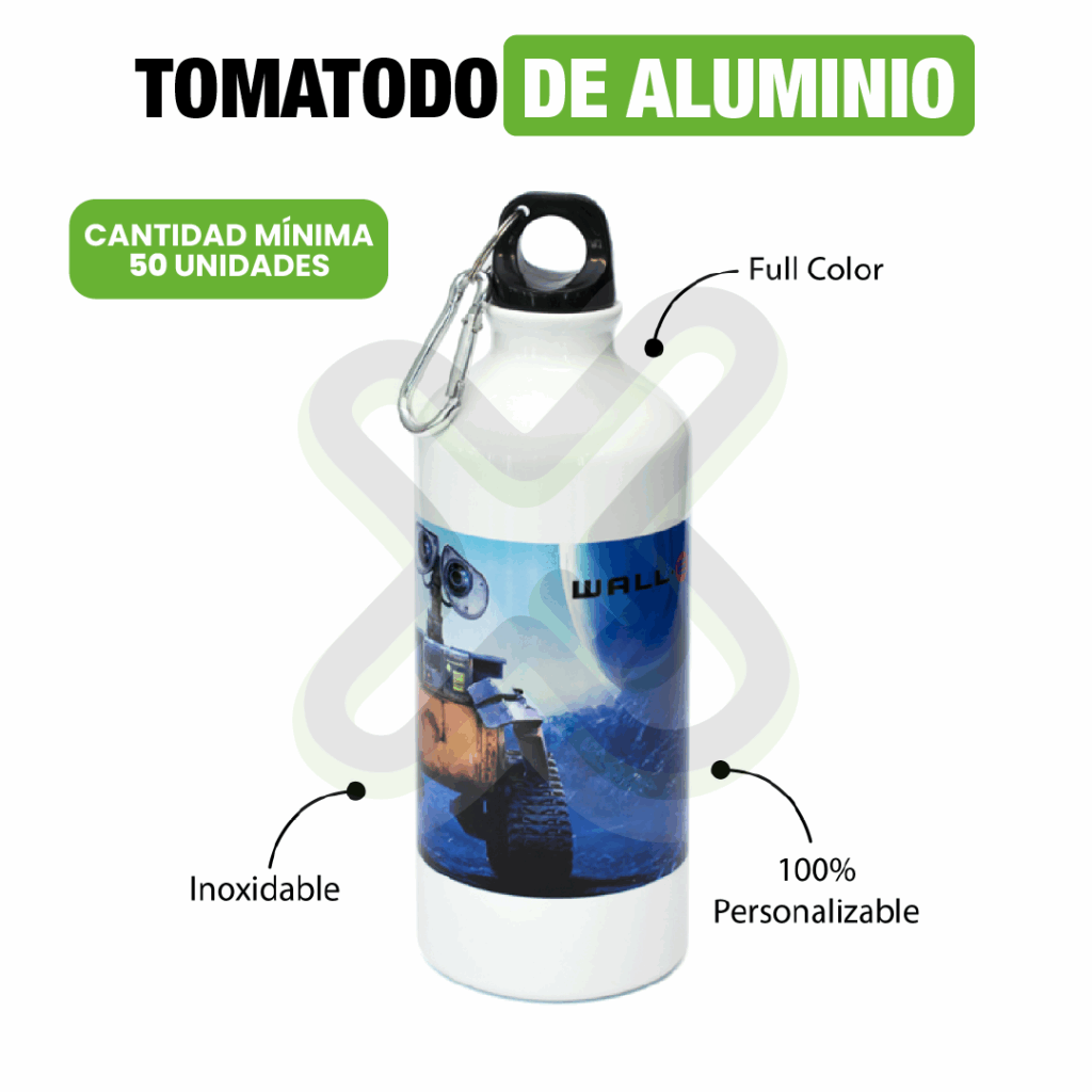TOMATODO DE ALUMINIO SUBLIMADO - Ecovasos Perú
